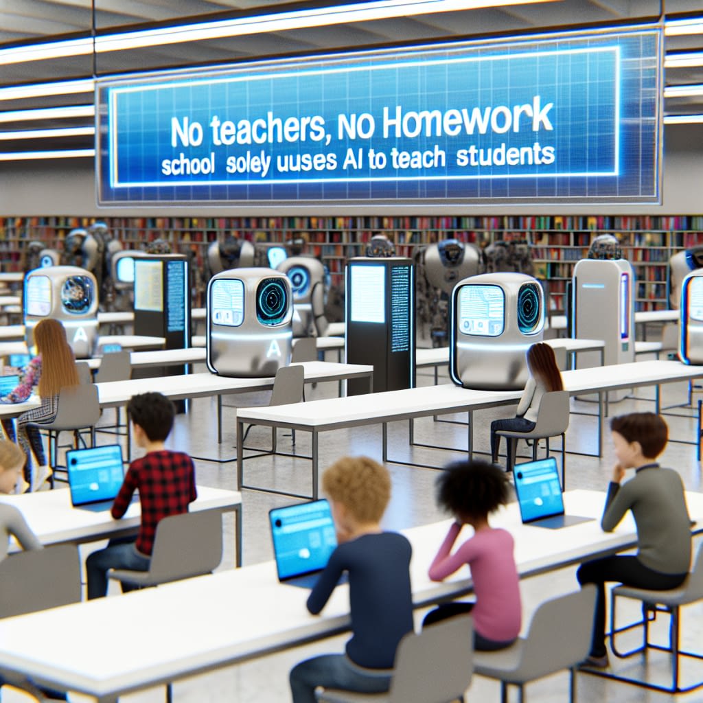 No Teachers No Homework Ai Powered School Revolutionizes Education