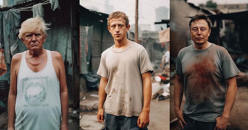 AI Shows What Mark Zuckerberg Would Look Like Living In Poverty ...