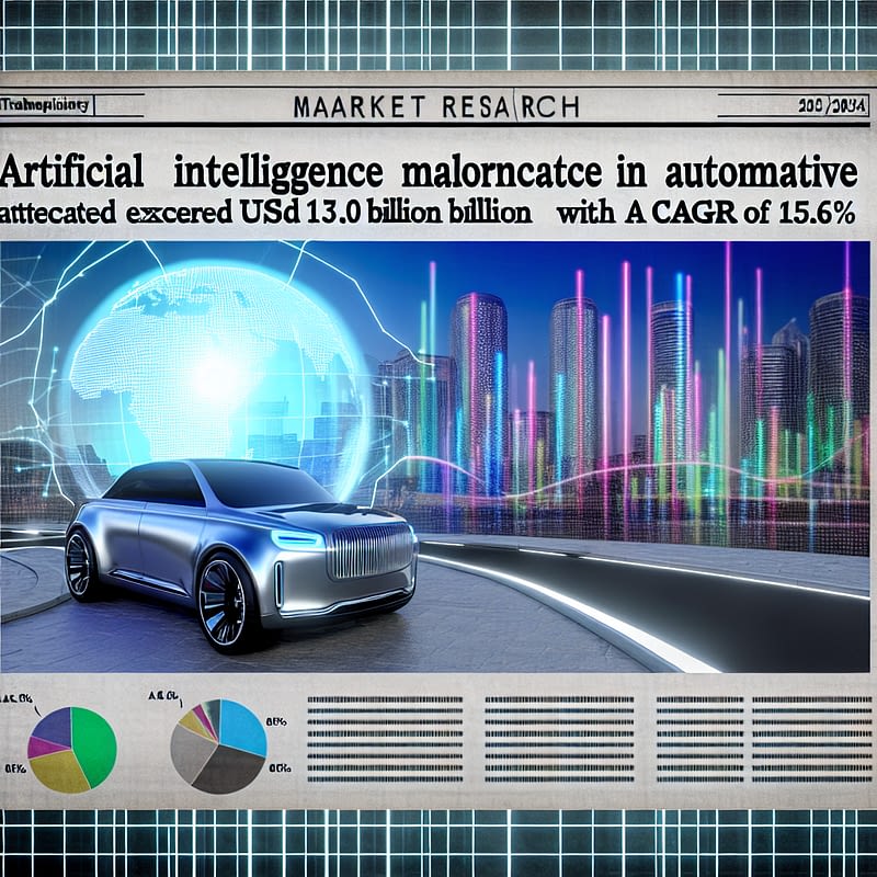 Artificial Intelligence in Automotive Expected to Reach USD 13 Billion by 2034: Transparency ...