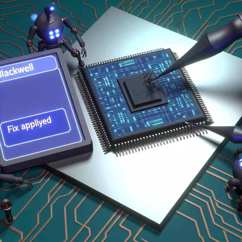 Nvidia fixes Blackwell AI chip design flaw, maintains pace in ...