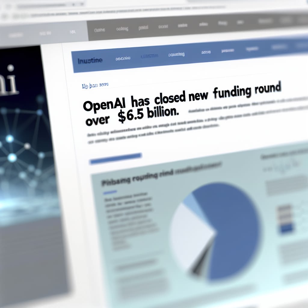 OpenAI’s New Funding Round Raises Severe Sum to Shape AI’s Future ...