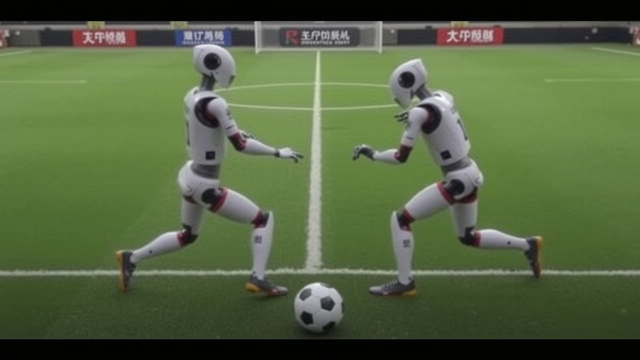 Chinese AI Robots Compete in First Ever Soccer Match: A Glimpse into ...