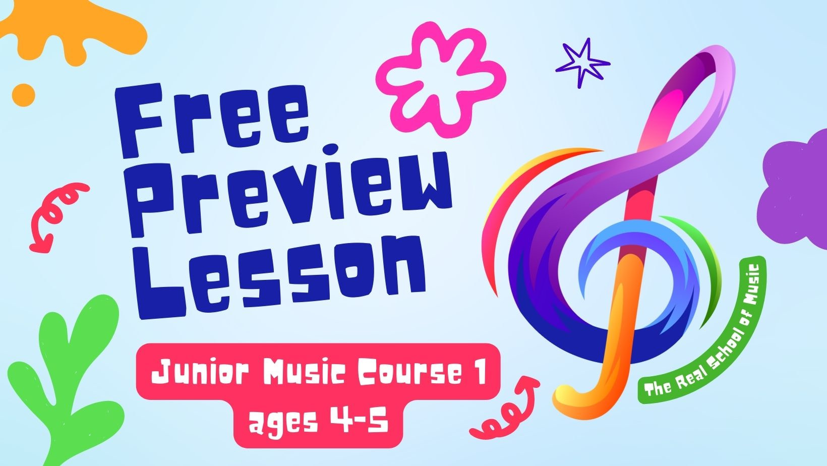 Free Preview Lesson - Junior Music Course 1 (ages 4-5) with Mr. John ...