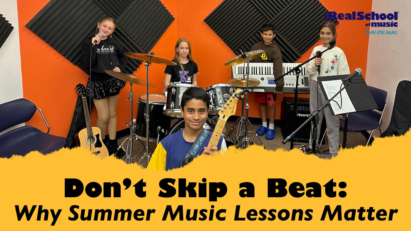 Don't Skip a Beat: Why Summer Music Lessons Matter - The Real School of ...